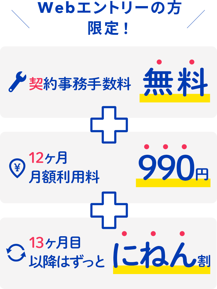 【WEB限定】月額990円！法人向け光回線 USEN光 plus